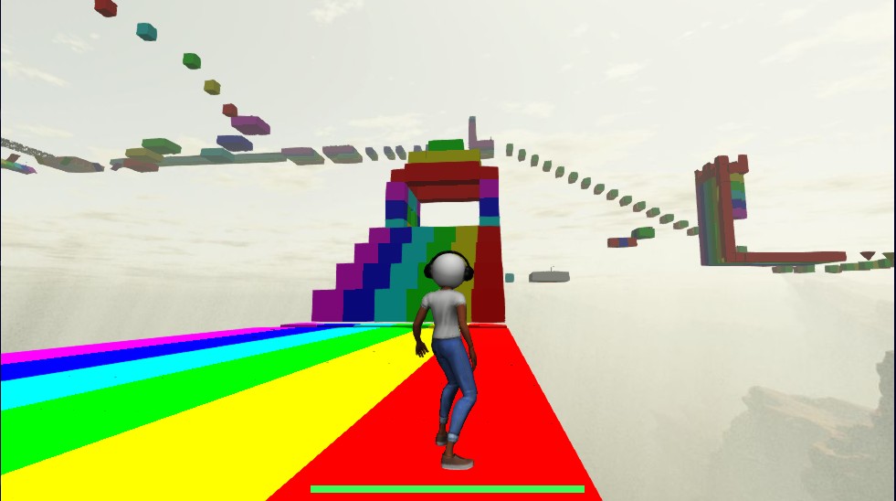 Rainbow Obby - Play Rainbow Obby On Wacky Flip